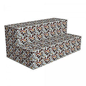 Ambesonne Dog Lover Foldable Mattress, Canine Breeds Love, 78.7" x 47.2", Multicolor