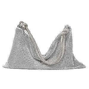 Glitter Rhinestone Purse for Women Fashion Crystal Evening Clutch Bag Sparkly Hobo Bag