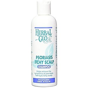 HERBAL GLO Psoriasis & Itchy Scalp Shampoo, 0.02 Pound