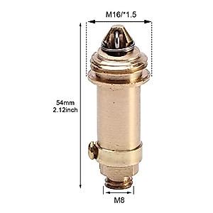 PopUp Bolt, Anti-Rust Basin PopUp Slotted Bolt Assembly, Basin Waste PopUp Click Clack Plug Bolt Replacement for Most Bathroom Bathtub Sink Drain Stopper