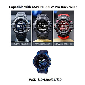 Charger Cable for Casio G-Shock G-Squad PRO GSW-H1000 and WSD-F21HR/WSD-F30/WSD-F20/WSD-F10/Protrek-WSD Series
