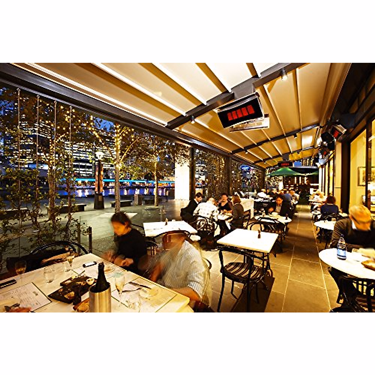 Bromic Heating BH0110003-1 Smart-Heat Platinum 500 Radiant Infrared Patio Heater, Natural Gas, 39800 BTU