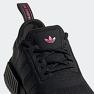 adidas Originals womens Nmd_r1's Sneaker, Core Black/Core Black/Solar Pink, 7.5 US