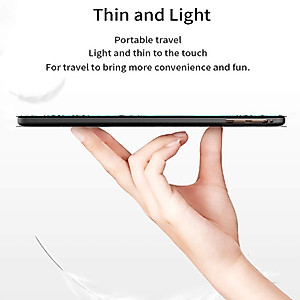 Galaxy Tab A 10.1 2019 Case,SM-T510/T515 Case,Lightweight PU Leather Folio Adjustable Stand with Auto Wake/Sleep Smart Case for Samsung Galaxy Tab A 10.1 Inch 2019 - Purple Rose & Butterfly