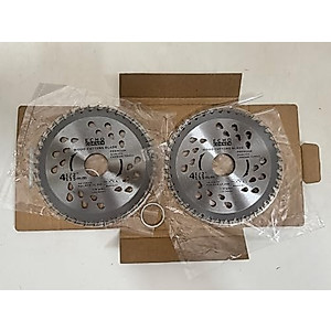 Echo Corner 2-Pack 4.5" Angle Grinder Saw Blade 7/8" Arbor Carbide TCT 40T Fast Fine Cut Trimming Ripping Crosscut Wood MDF Plastic