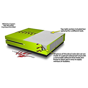 WraptorSkinz Decal Vinyl Skin Wrap Compatible with Xbox One S Console and Controllers - Softball