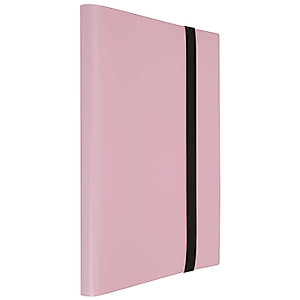 Trading Card Binder Standard Size Trading Card Holder Protector Album 360 Pockets Pink