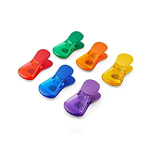 Farberware Classic Wide Bag Clips, 6 CT, Colors may vary