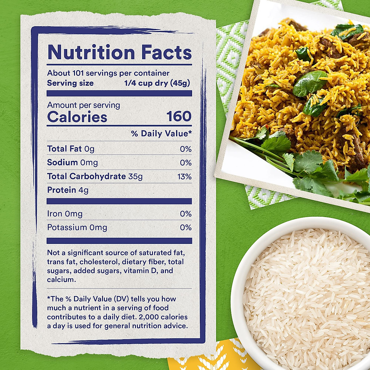 Tilda Pure Basmati Rice, Premium Aromatic and Authentic Rice, Large Resealable Bag, 10-Pound Bag,White