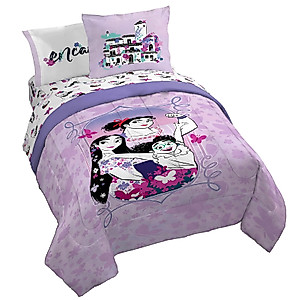 Disney Encanto The Magical Madrigal Sisters 7 Piece Queen Size Bed Set - Includes Comforter & Sheet Set Bedding - Super Soft Fade Resistant Microfiber (Official Product)