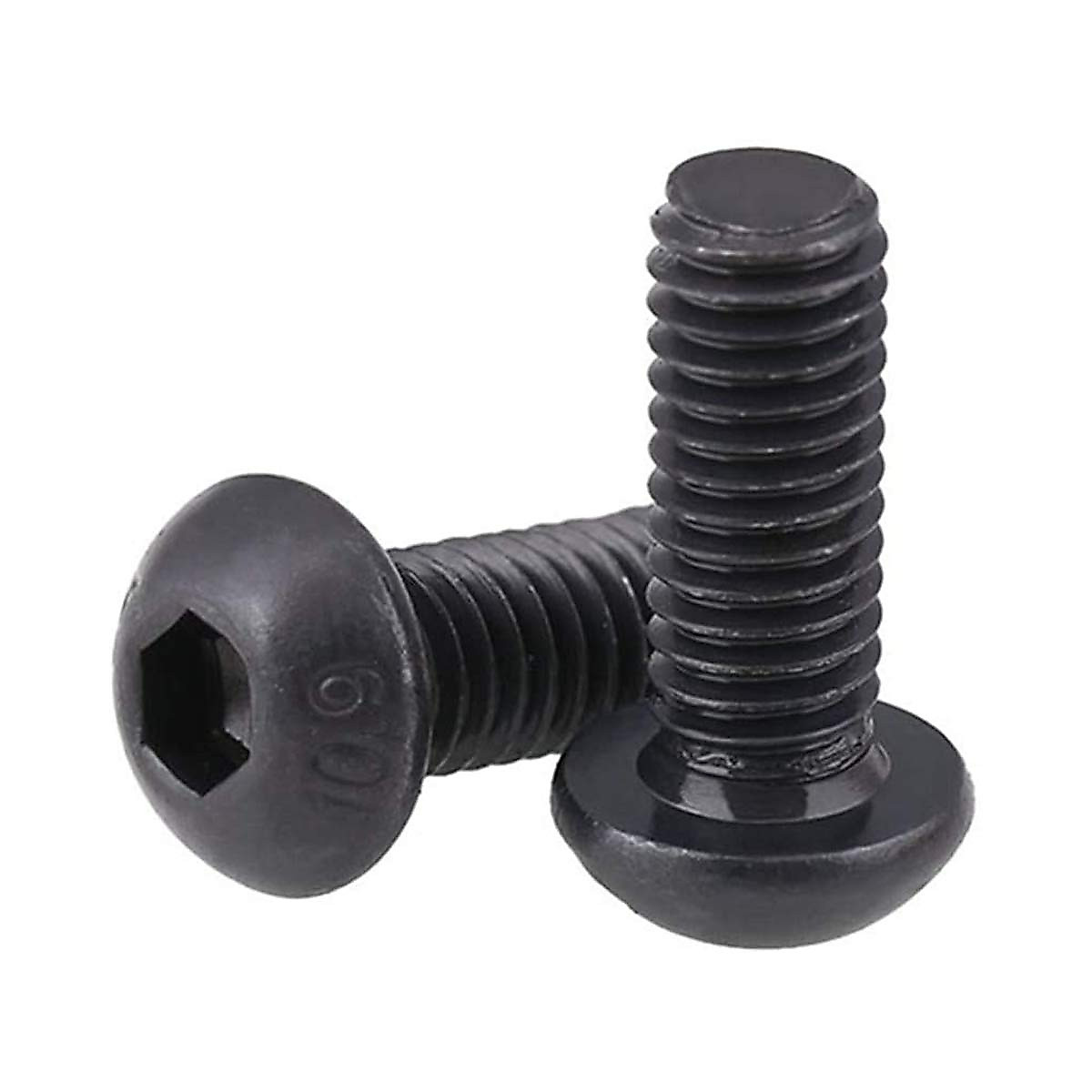 NGe M4x16mm Button Head Socket Cap Screws,Alloy Steel, Fully Threaded,Allen Hex Drive(M4x16,100Pcs)