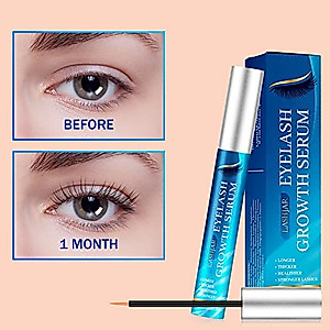 Premium Eyelash Growth Serum and Eyebrow Enhancer by LASHJAR, Lash Boost Serum for Longer, Fuller Thicker Lashes & Brows
