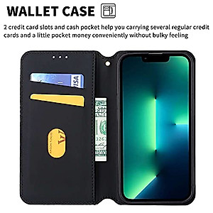 Case Compatible with Samsung Galaxy S9 Plus,Leather Case with Card Slot.Wallet Design,Stereoscopic Patterns.Standable Case