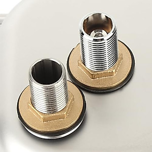 G1/2 Thread Commercial Cup Washer, Automatic Cup Washer Cleaner, Stainless Steel Glass Rinser for Bar Pub Restaurant Accessory, with Connector, Multifunctional Cup (small cup