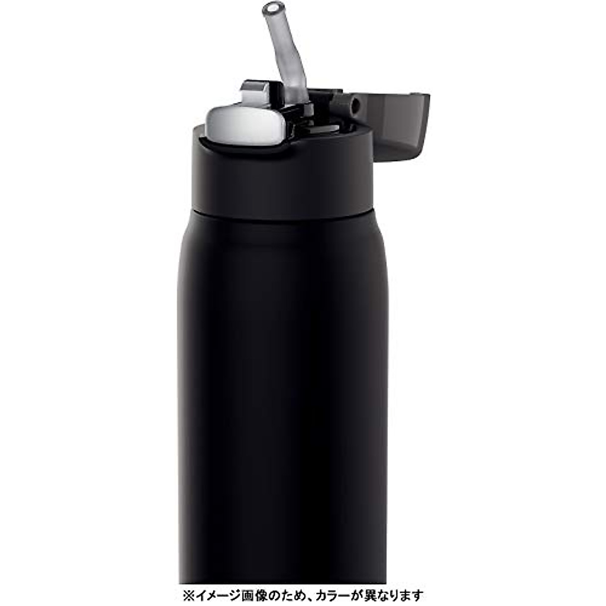 Peacock APA-R70 ASM Water Bottle, Straw, Mug, Bottle, 22.8 fl oz (680 ml), Cold Retention, Smoky, Blue