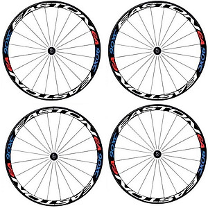 HMANE 4Pcs Bike Stickers Bicycle Wheel Rims Light Safety Reflective Stickers Decal