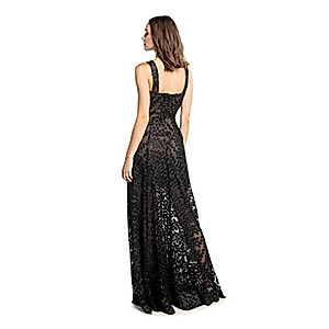 Dress the Population Women's Anabel Sweetheart Bustier Maxi Dress, Black, XX-Large