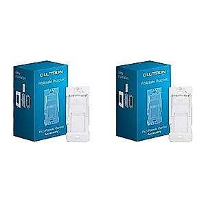 Lutron Caseta Wall Plate Bracket for Pico Smart Remote | PICO-WBX-Adapt,White (Pack of 2)