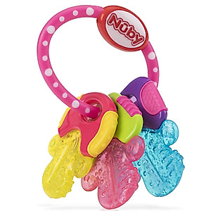 Nuby Ice Gel Teether Keys, 1 Count (Pack of 1)