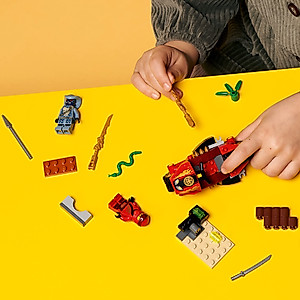 LEGO NINJAGO Legacy Kai’s Blade Cycle 71734 Ninja Motorcycle Playset Building Kit, Featuring NINJAGO Kai and a Snake; New 2021 (54 Pieces)