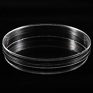 SEUNMUK 80 Pack Dia 90mm x 15mm Plastic Petri Dishes with Lid, Sterile Petri Dishes, Lab Petri Dishes with 200 PCS 3ml Transfer Pipettes for School and Laboratories