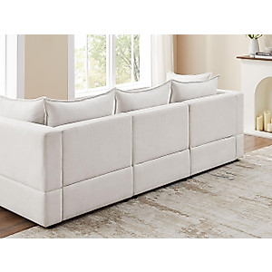 VANOMi Modular Sectional Sofa, 8 Seater Sleeper Sectional Sofa Modular Sectional Couch for Living Room, Sleeper Set-L