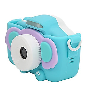 Jopwkuin Kids Digital Camera, Mini Camera 3 Inch IPS Touch Screen 1080P Video Recorder 48Mp Dual Camera Cartoon WiFi Multifunctional Flash Digital Camera Birthday Gifts for Boys Girls