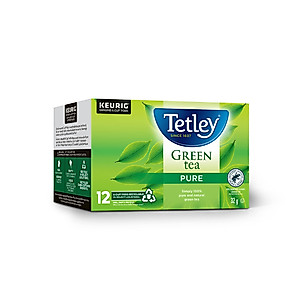 12 Pack Single Serve Tetley Green Tea K-Cup Pods