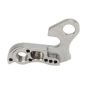 Tissting Universal Bike Rear Derailleur Hanger, Bike Tail Hook with Screw, Stainless Steel Bike Derailleur Hanger Frame Gear Tail Hook for Mountain Road Bikes