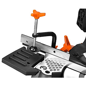 WEN MM1011T 15-Amp 10-Inch Single Bevel Compact Sliding Compound Miter Saw with Laser, Black