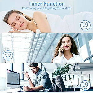 Air-Honati Air Purifiers, Air Purifier for Home Large Room, Smart Air Purifiers for Bedroom, HEPA Air Purifier for Pets, Remove 99.99% Odors Dust Pollen, Up to 2763 ft²，With Auto Mode H13 HEPA Filter