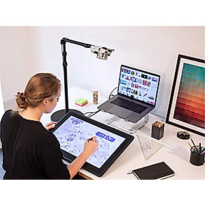 Elgato Master Mount L - Premium Desk Clamp with Pole extendable up to 125cm/49in and 1/4 inch Thread to Mount Lights, Cameras, and Microphones, perfect for Streaming, Videoconferencing, and Studios