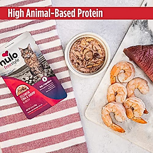 Nulo Freestyle Cat & Kitten Wet Cat Food Pouch, Premium All Natural Grain-Free Soft Cat Food Topper with Amino Acids for Heart Health and High Animal-Based Protein, 2.8 oz, 6 Count