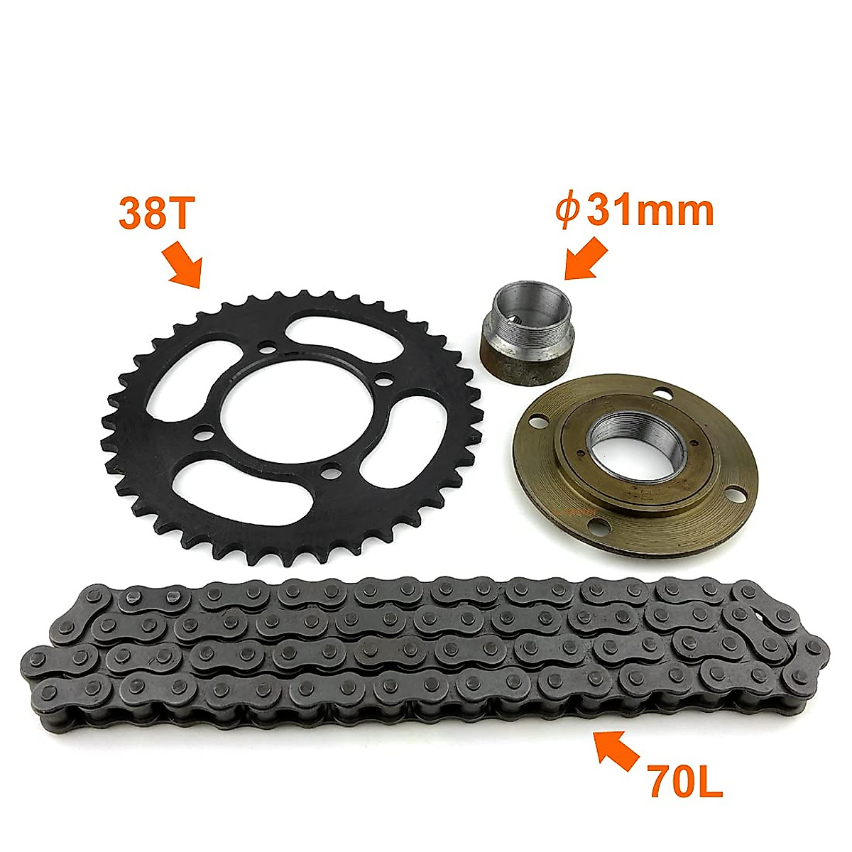 L-faster 48V 500W Cyclecar Bike Electric Engine Kit with Brushless DC Motor and Throttle Handle Grip with Power Key Lock