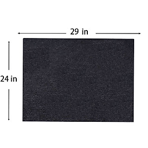 Under Sink Mat Liner,Waterproof Cabinet Protector for Kitchen and Bathroom,Anti Slip, Waterproof, Easy to Cut, Easy to Clean and Quick Dry ((24" x 29"))
