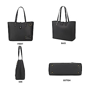 senbaodi Top Handle Purse Leather tote Bag Work Totes for women Purse Handbag Large F010 (FA010)