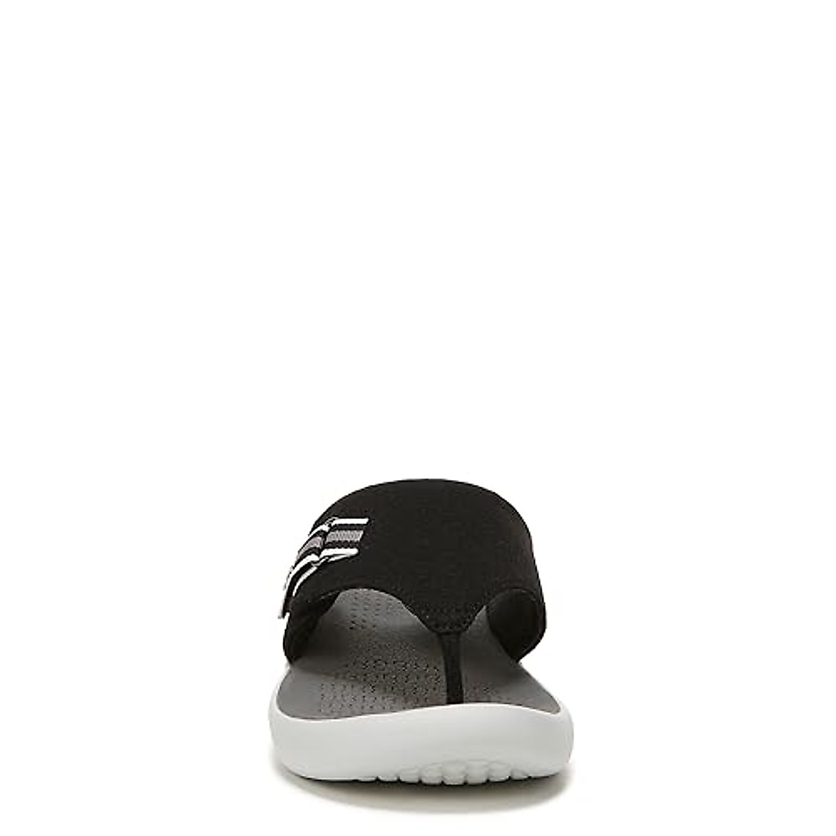 BZees Womens Camp Out Thong Sandal Black 7.5 M