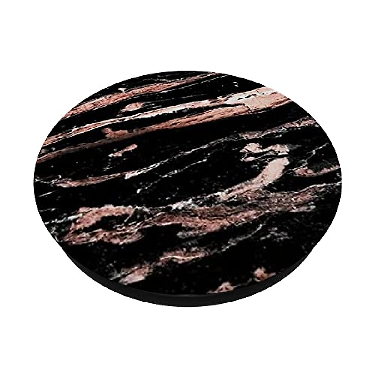 Rich Rose Pink and Black Illustration Pattern Phone Popper PopSockets Swappable PopGrip