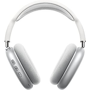 Peakfun Wireless Headphones Over-Ear Bluetooth Adjustable Headphones 42 Hours of Listening Time Volume Control, Fitting in Gaming/Running/Sports Headphones for iPhone/Android/Samsung - Silver