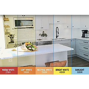 Feit Electric LED Light Bulbs, A19 60W Equivalent, Non Dimmable, 800 Lumens, A19 LED Light Bulbs, E26 Base, 4100k Cool White, A19 LED Bulbs, 10 Year Lifetime, 1 Pack, A800/841/10KLED