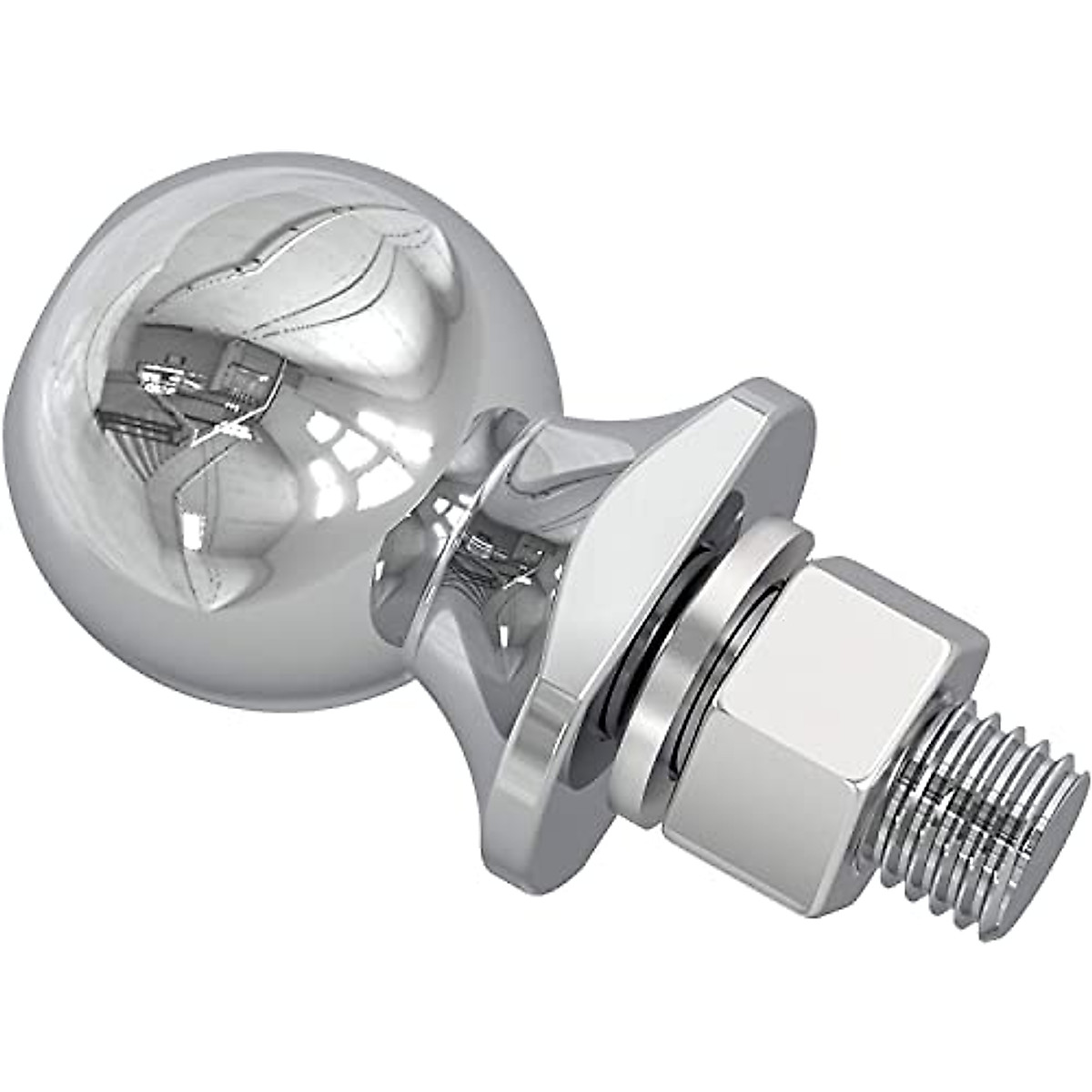 BIG RED ATRLY3120R Torin 2" Diameter Trailer Hitch Ball: 1.75 Ton (3,500 lb) Capacity