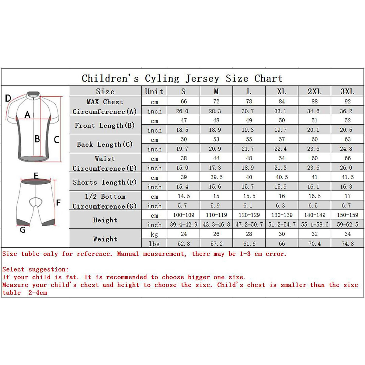 Boys Cycling Jersey Sets Kids Biking Top Shorts Bottom Children Summer Short Sleeve Bike Jersey Girls Bicycle Clothing