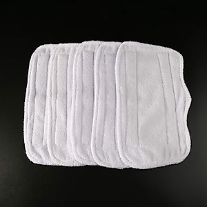 RY-CAN 5Pcs Steam Mop Soft Microfiber Cloth Covers for Shark S3101 Head Replacement Pad