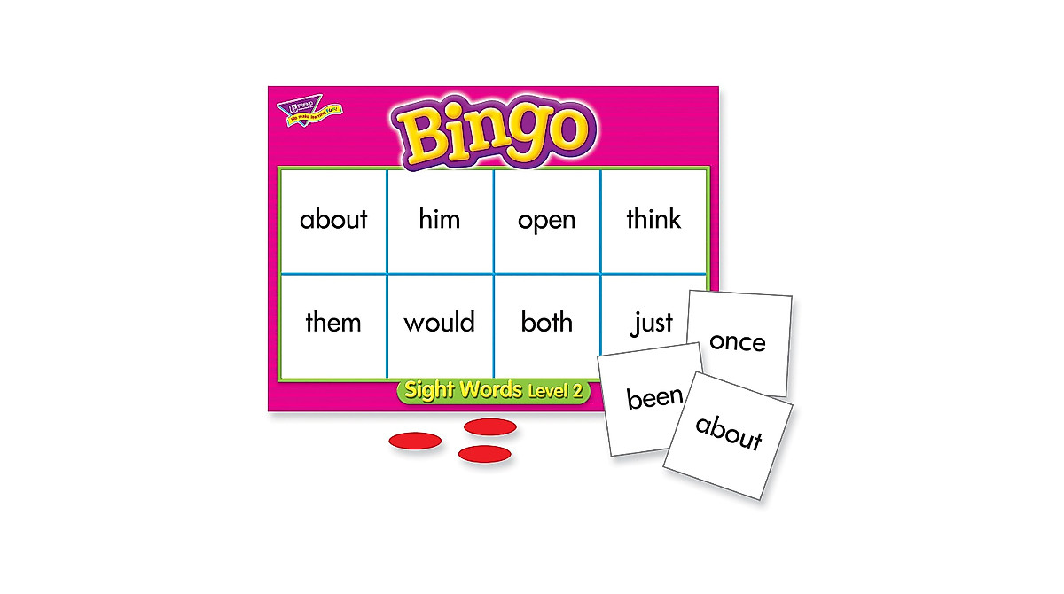 Sight Words Bingo Game for Kids - Learn & Play Together