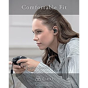 Final VR3000 – in-Ear Gaming Headset with Microphone for PC Gaming, Consoles and VR equipments