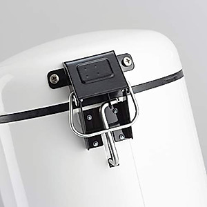 WESCO Big Baseboy - German Designed - Step Trash Can, Powder Coated Steel, 7.9 Gallon / 30 L, Cool Grey, 38 x 38 x cm