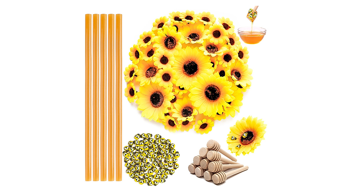 H1vojoxo 135PCS Honey Bee Dipper Craft Set