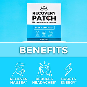 Party Treats Patches 28 Pack - Wake Up Refreshed & Energized with Our 100% Natural Ingredients Party Patch - Skin-Friendly & Waterproof - Enhanced Morning Formula…