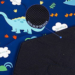 UOMNY Hexagon Playpen Mat Baby Play Mat Fits for Regalo Play Yard 48Inch and Hiccapop 53" PlayPod (52X45) 6 Pane Playard Pad Non Slip Playpen Mats for Babies and Toddlers