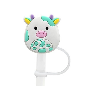 Funny Silicone Straw Topper fit Stanley 30&40 Oz,Straw Cover Cap for Stanley, Cute Straw Cover Kids Themed Party Gifts Decoration,Drinking Straw Tip Covers for Stanley(1777-45-46-47-49)